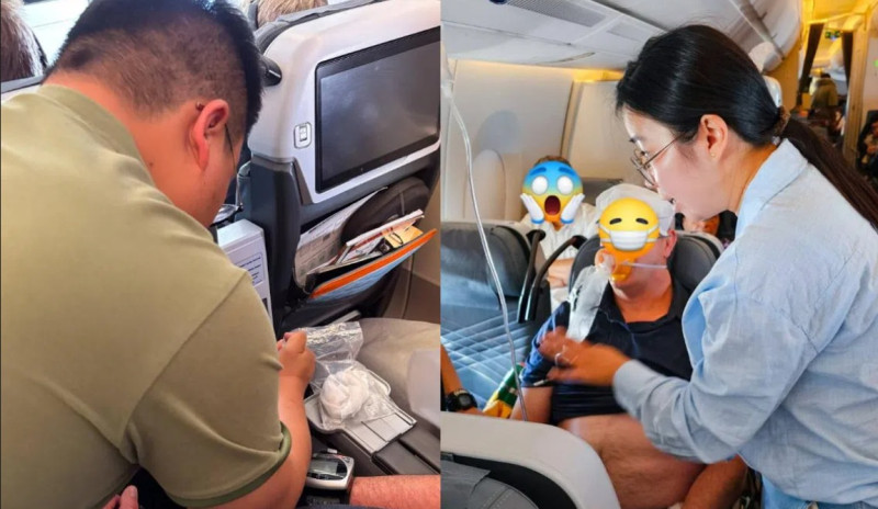 Malaysian doctor couple saves passenger from allergic shock mid-flight ...